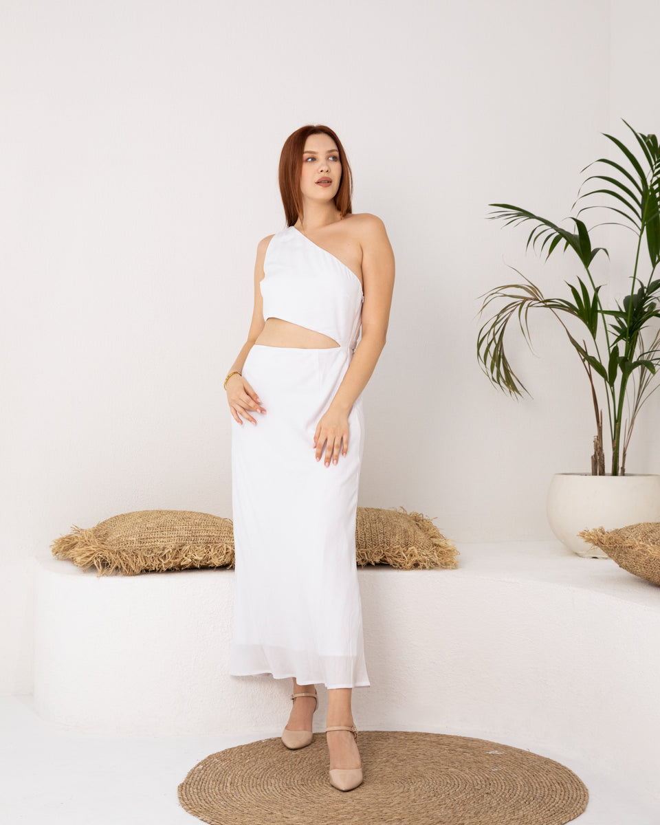 One Sided Long dress – AngelCode
